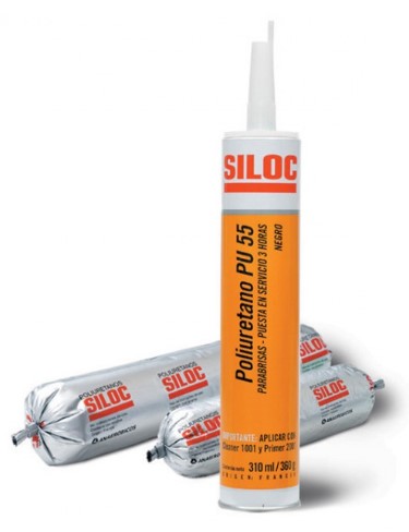 Setubal SRL - Siloc PU 55 Negro 400ml upk C20